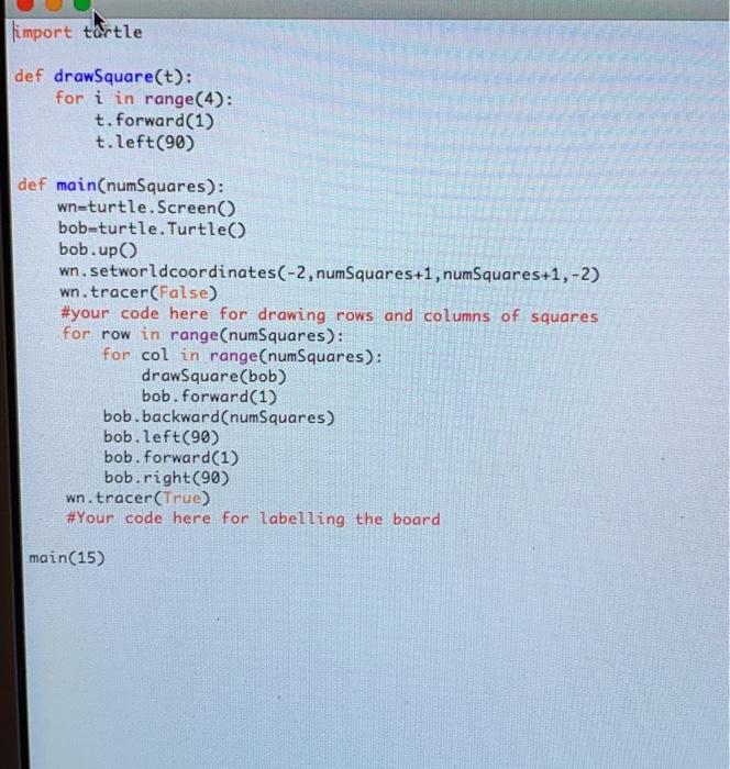 Solved MPO3B We are creating a Pegity board that is 15 x 15. | Chegg.com