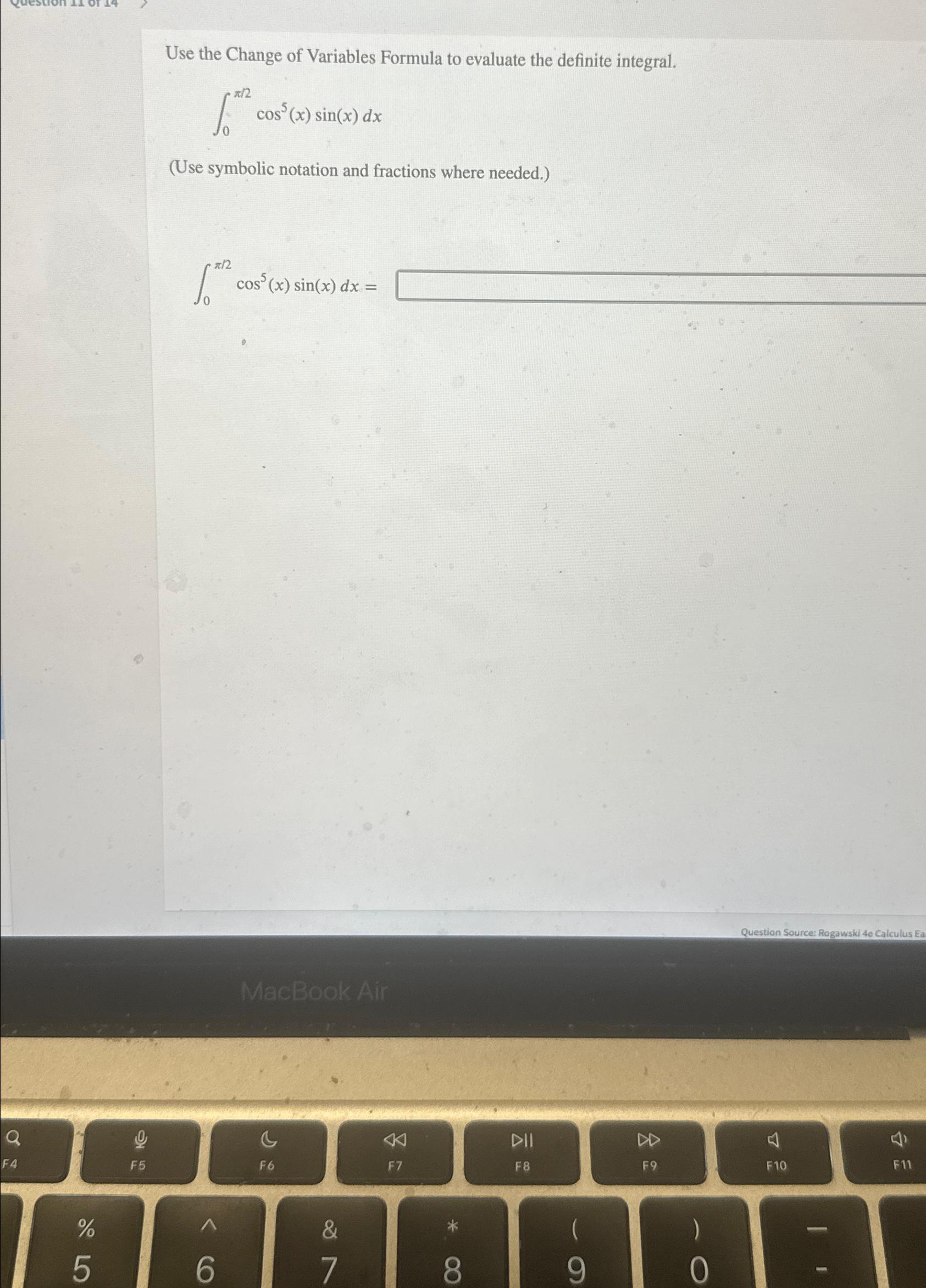 Solved Use the Change of Variables Formula to evaluate the | Chegg.com