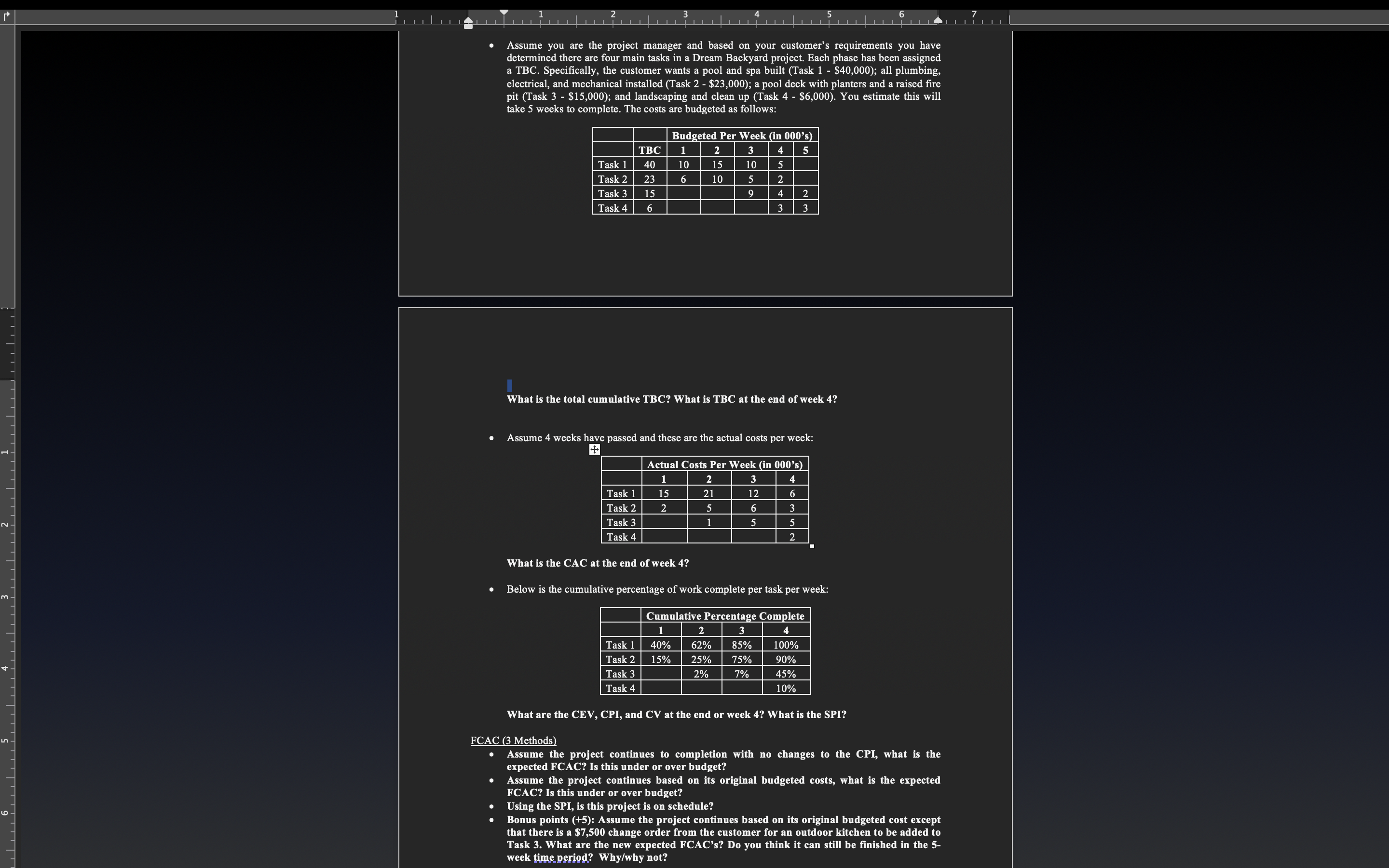 Solved Assume you are the project manager and based on your | Chegg.com