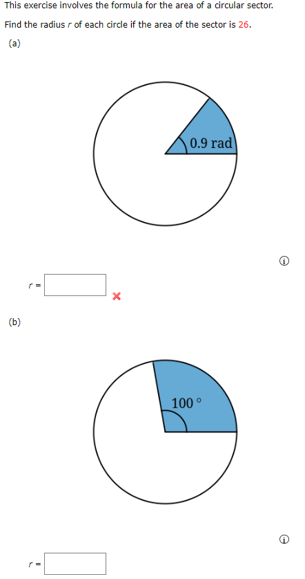 Solved This exercise involves the formula for the area of a | Chegg.com
