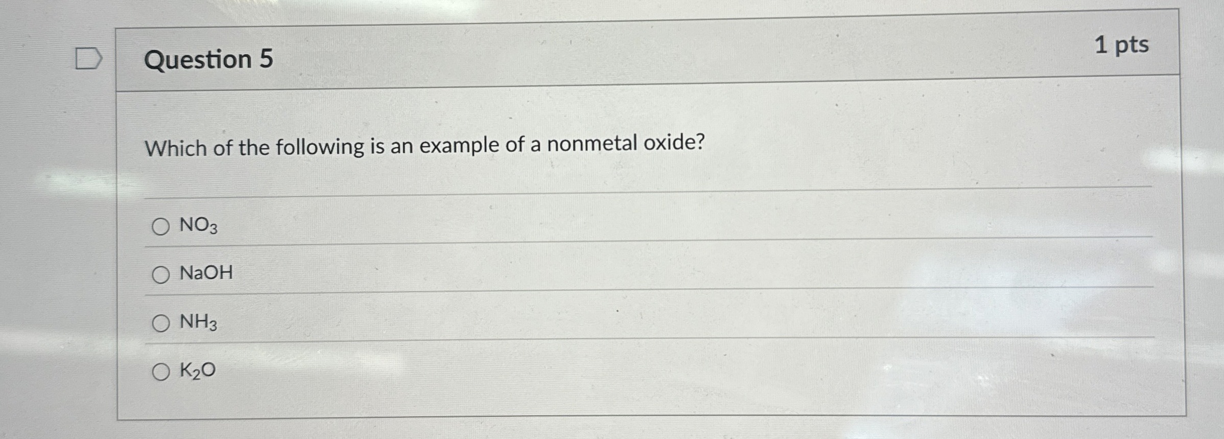 High Quality SOLUTION Question 51 ﻿ptsWhich of the following is an example | Chegg.com