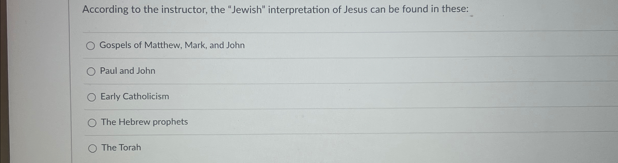 Solved According to the instructor, the "Jewish" | Chegg.com