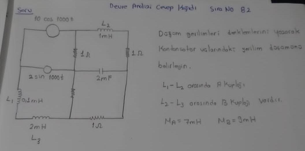 Solved By writing the node voltage equations for the given | Chegg.com
