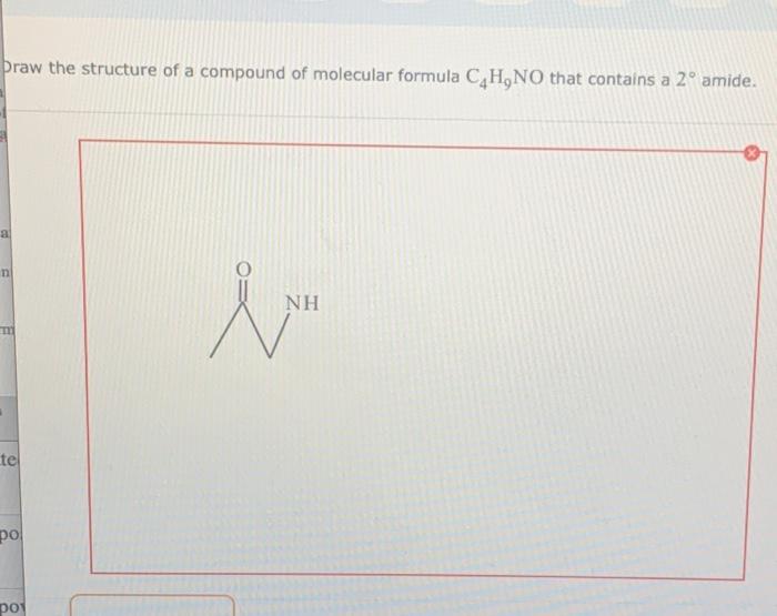 Solved raw the structure of a compound of molecular formula | Chegg.com