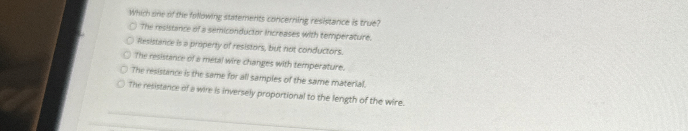 Solved Which one of the following statements concerning | Chegg.com