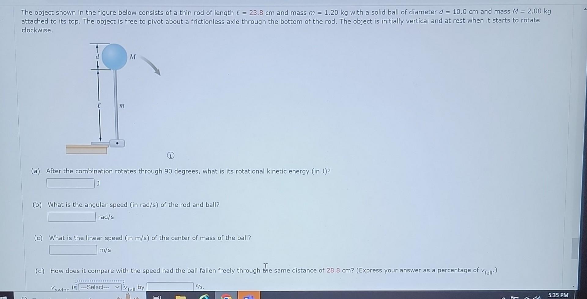 Solved The object shown in the figure below consists of a | Chegg.com