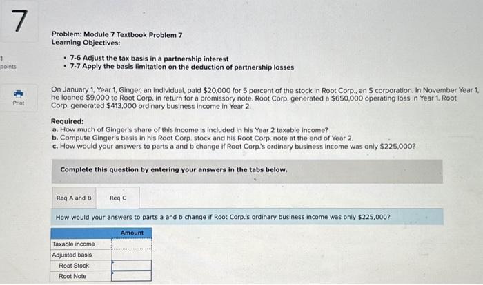 Solved Problem: Module 7 Textbook Problem 7 Learning | Chegg.com