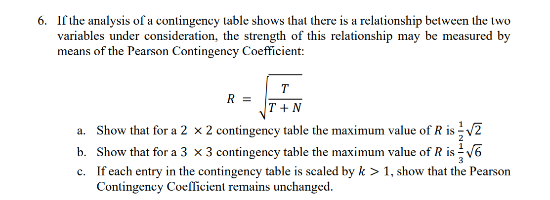 Solved If the analysis of a contingency table shows that | Chegg.com