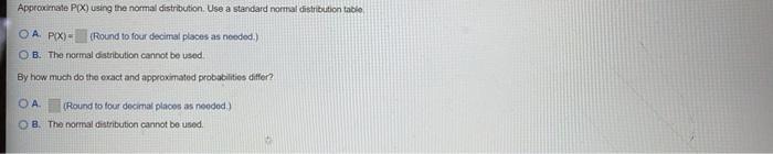 Solved o Computo PIX) using the binmal ceobability formua | Chegg.com
