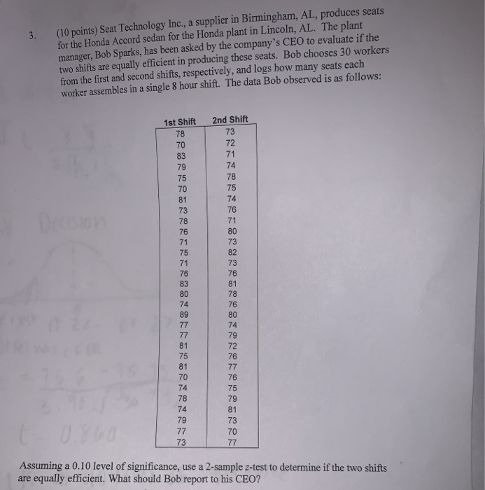 Solved USE MINITAB TO SOLVE AND ATTACH EXCEL SPREADSHEET | Chegg.com