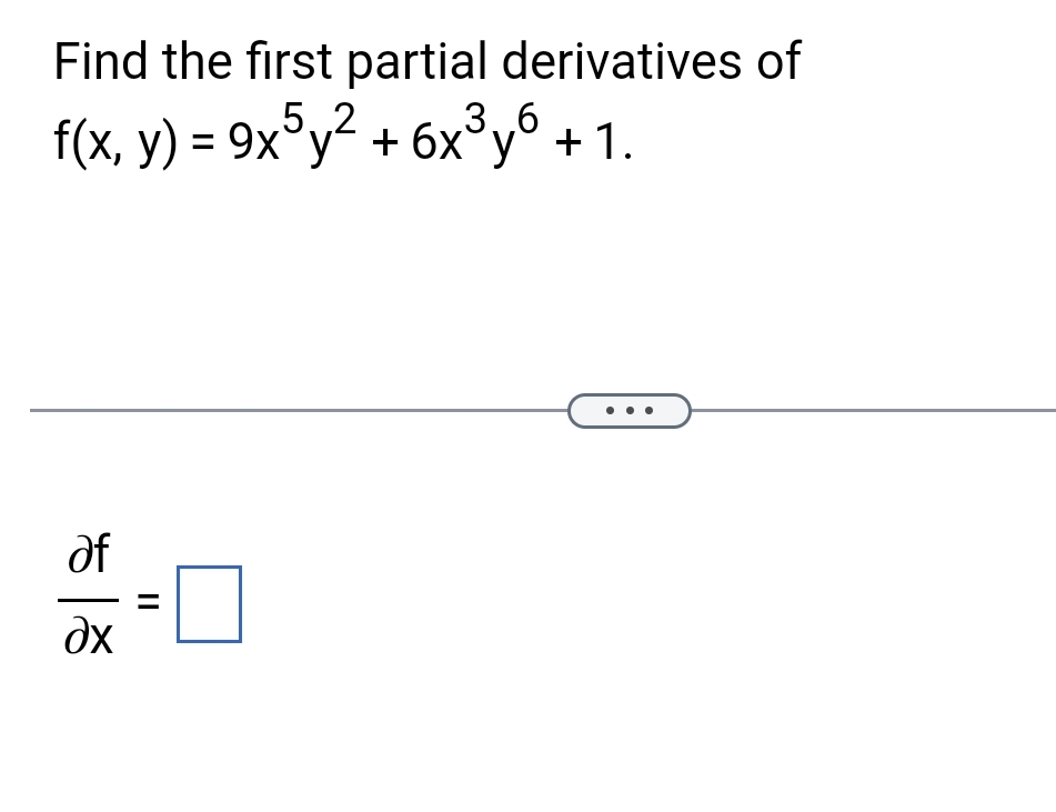 Solved Find the first partial derivatives of | Chegg.com