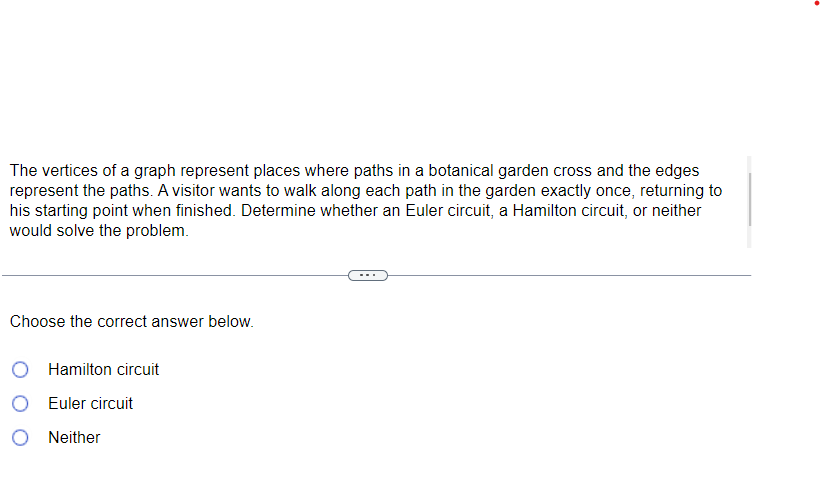 Solved The vertices of a graph represent places where paths | Chegg.com