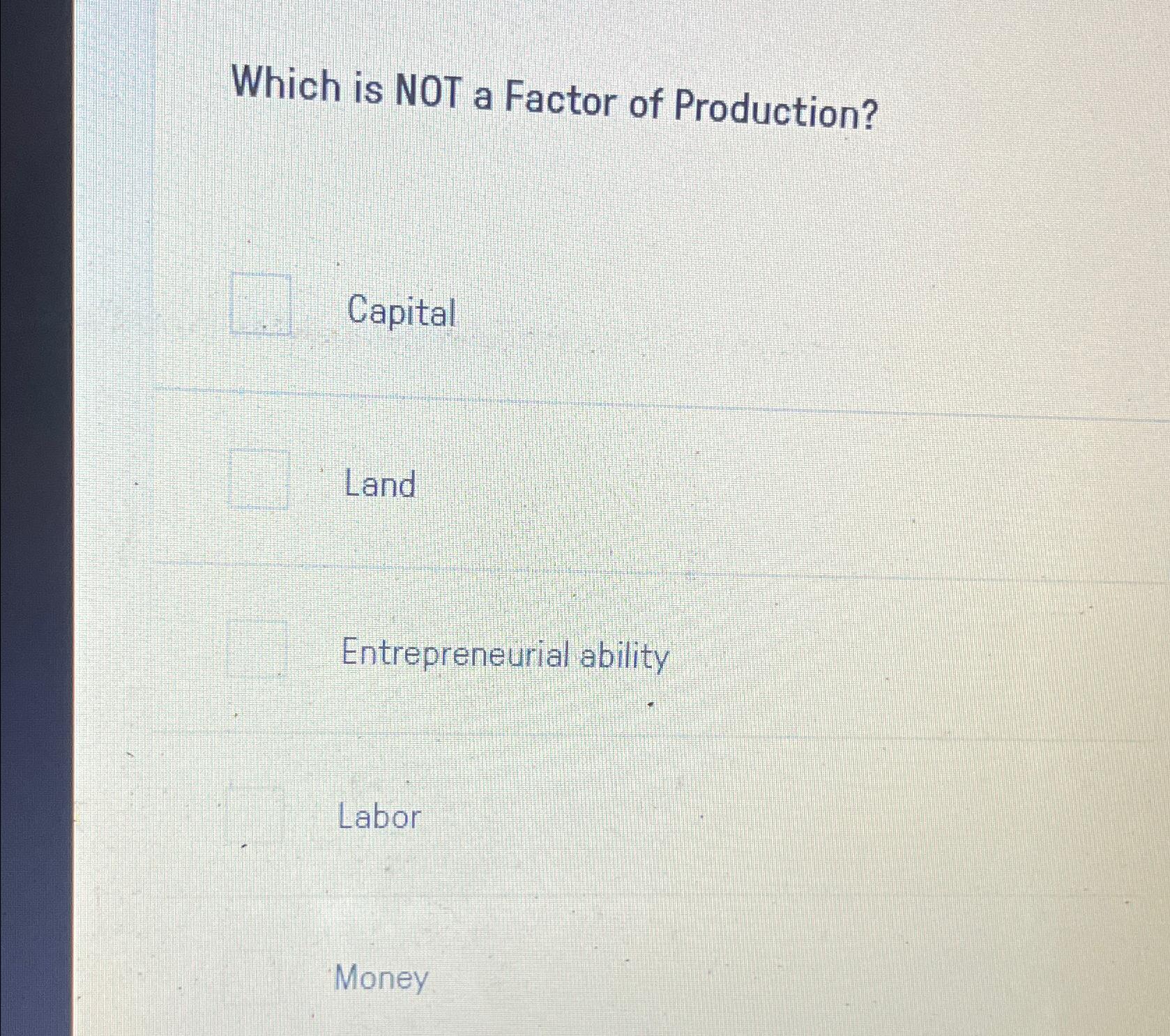 Solved Which is NOT a Factor of | Chegg.com