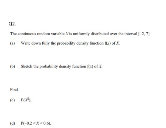 Solved Q1. The three independent random variables A, B and | Chegg.com