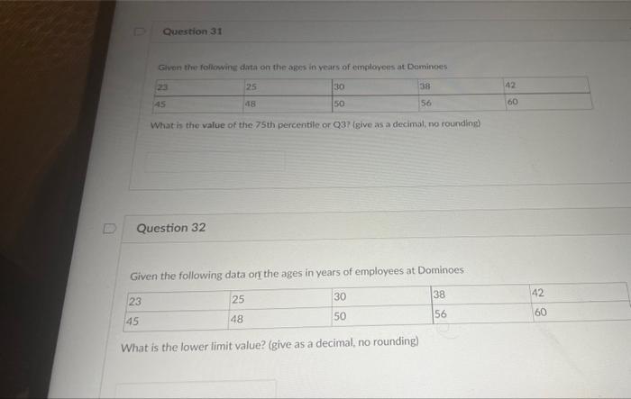 Solved Glven the followine data on the ages in vears of | Chegg.com