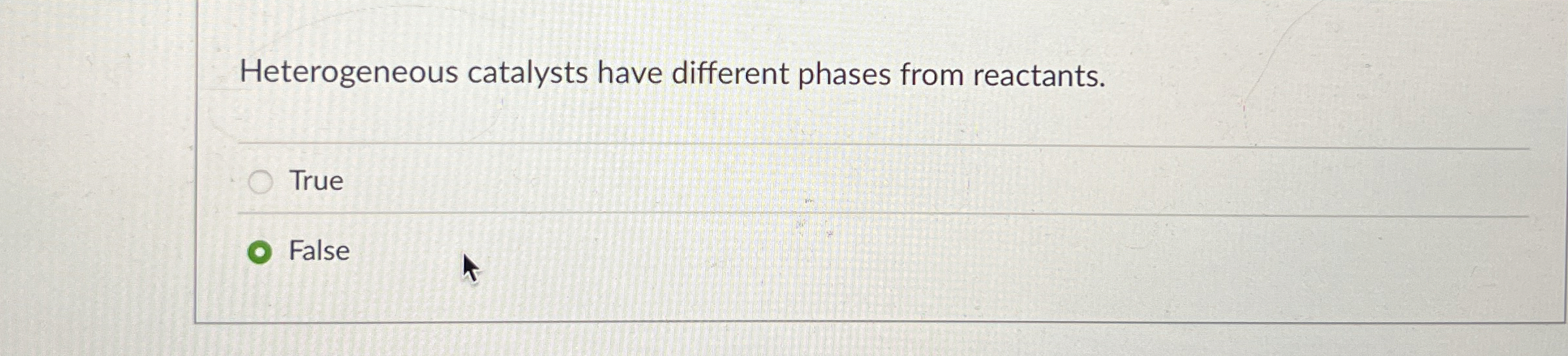 Solved Heterogeneous catalysts have different phases from | Chegg.com