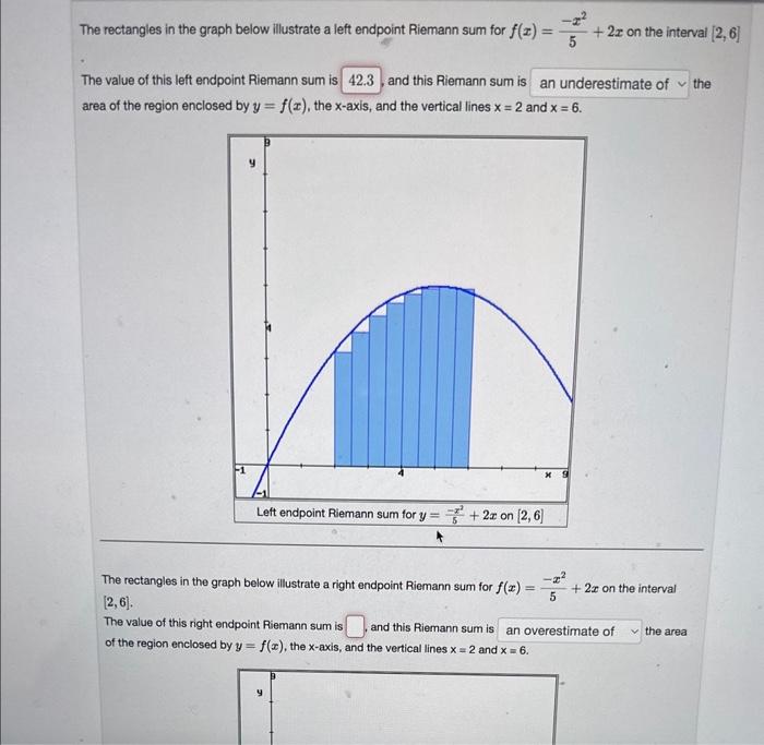 Solved The rectangles in the graph below illustrate a left | Chegg.com
