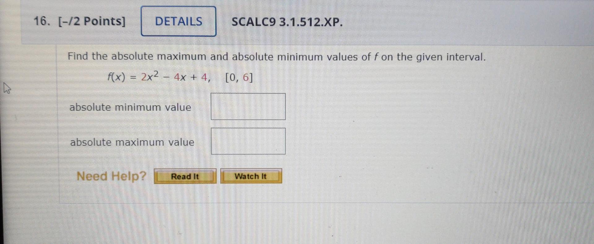 Solved 14. [0/1 Points] DETAILS PREVIOUS ANSWERS SCALC9 | Chegg.com