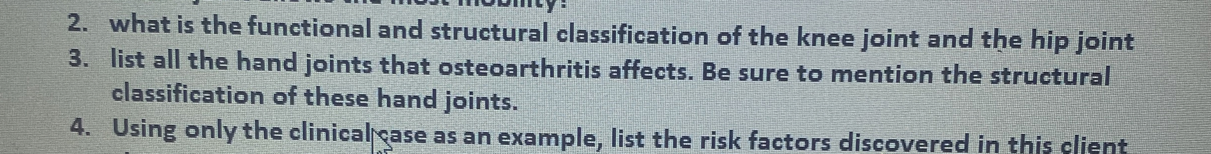 Solved what is the functional and structural classification | Chegg.com