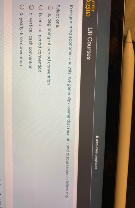 Solved urcourses.uregina.ca versity Regina UR Courses In | Chegg.com