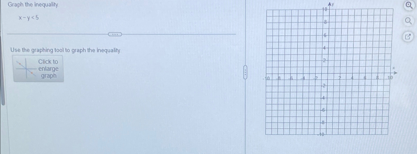 Solved Graph the inequality.x-y