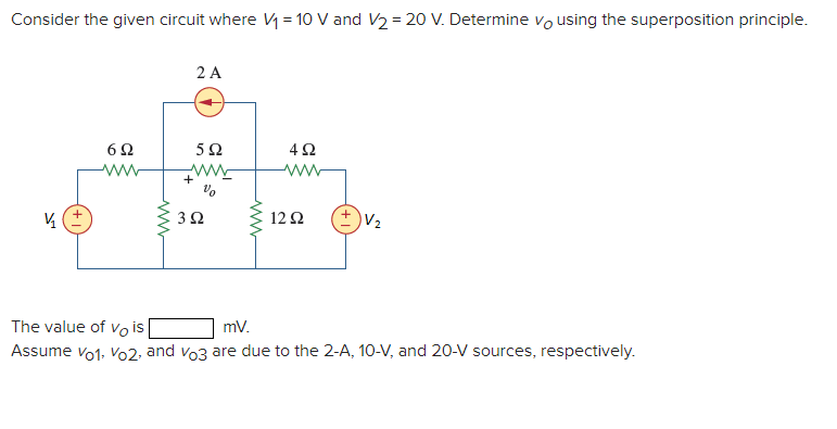 Solved Consider the given circuit where V1 = 10 ﻿V and | Chegg.com