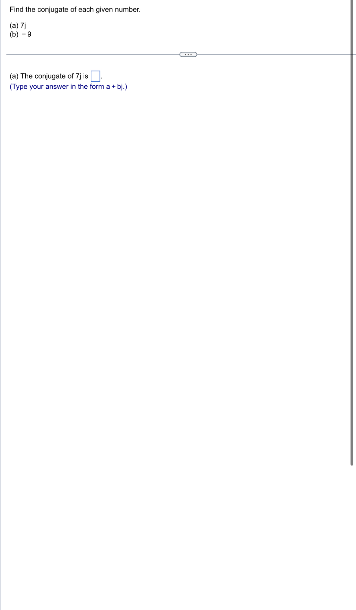 Solved Find the conjugate of each given | Chegg.com