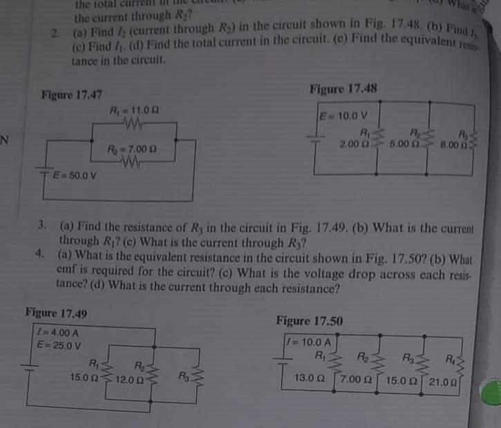 Solved 2. (a) Find I2 (current through R2 ) in the circuit | Chegg.com