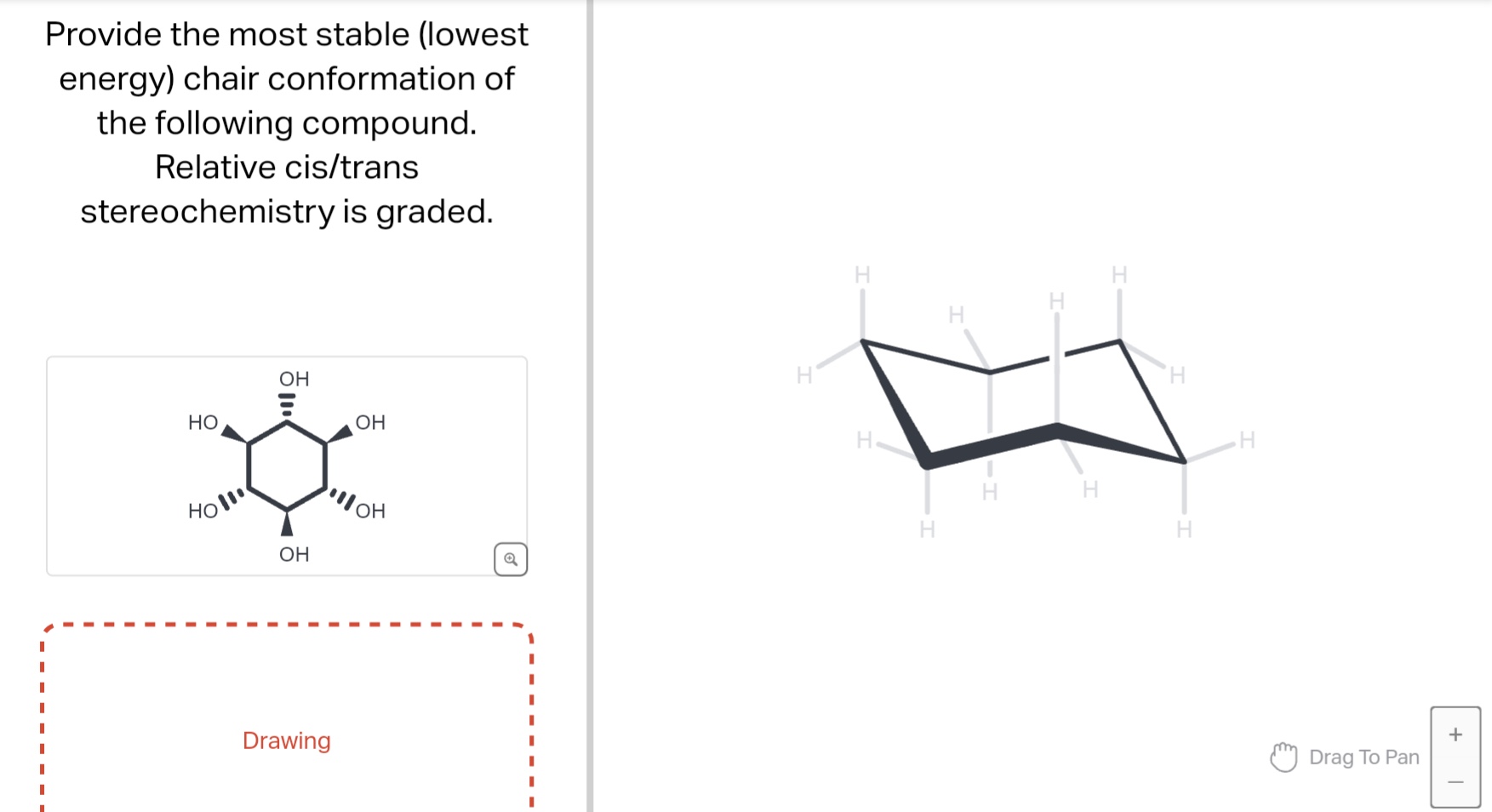 Solved Provide the most stable (lowestenergy) ﻿chair | Chegg.com