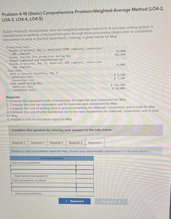 Solved Problem 4-16 (Static) Comprehensive | Chegg.com