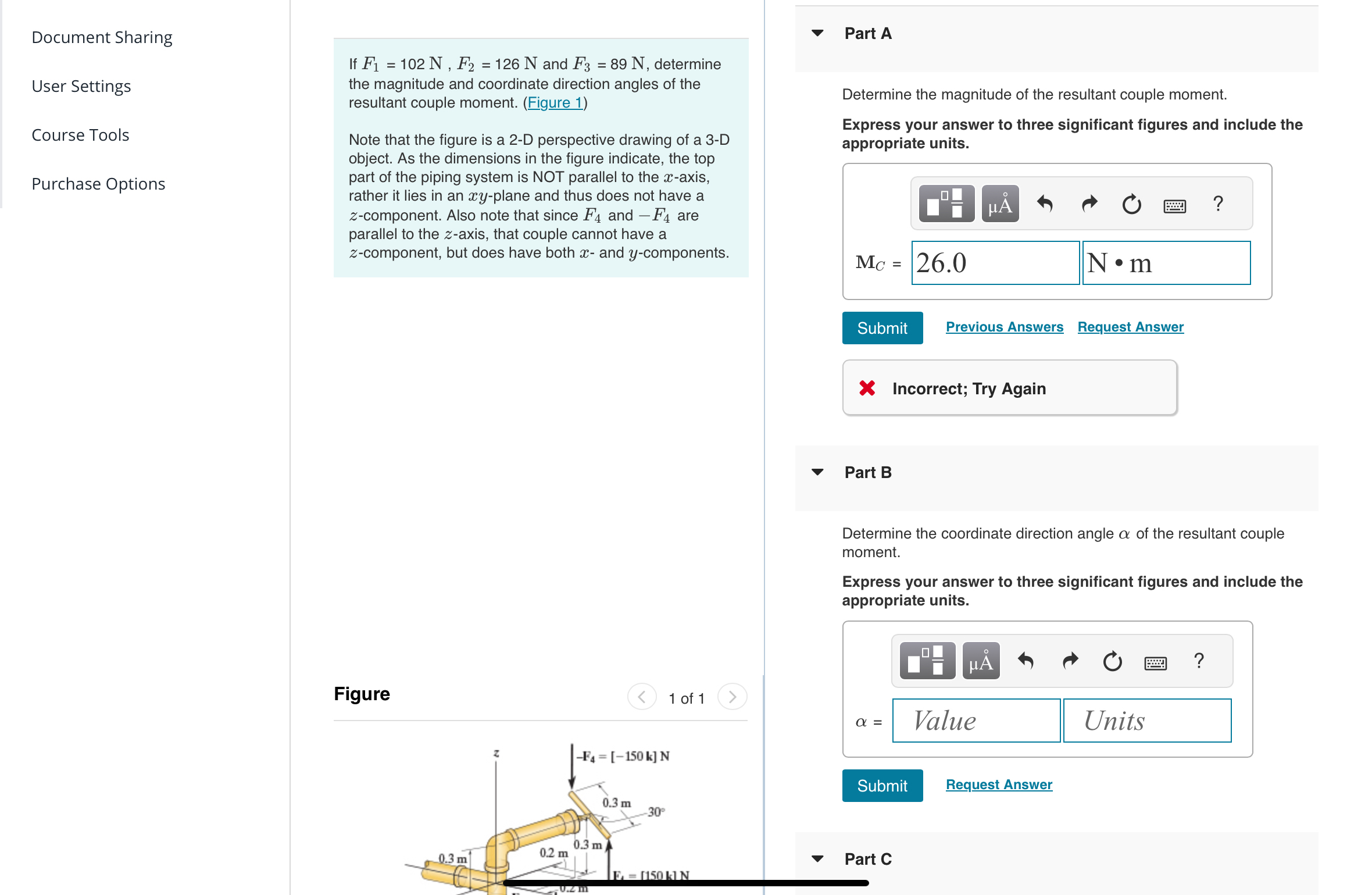 Solved Document SharingUser SettingsCourse ToolsPurchase | Chegg.com