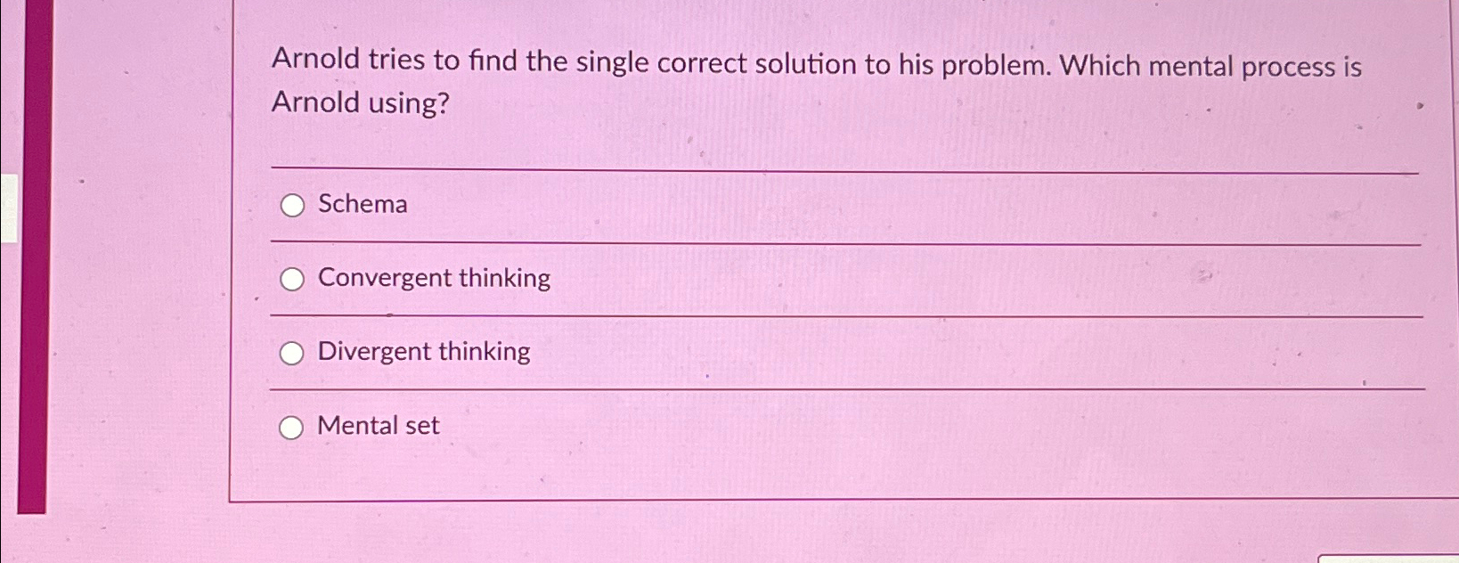 Solved Arnold tries to find the single correct solution to | Chegg.com
