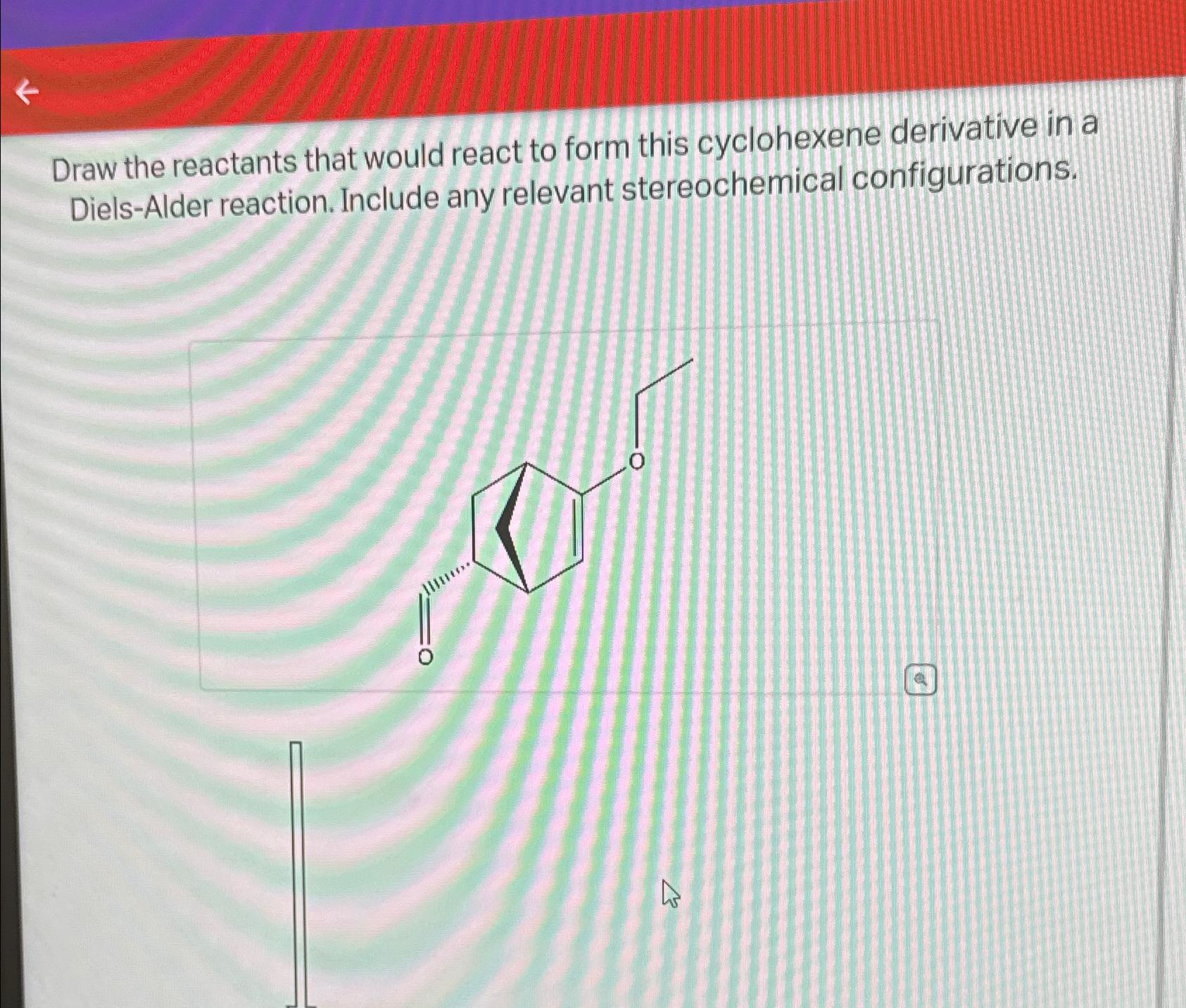 Solved Draw the reactants that would react to form this | Chegg.com