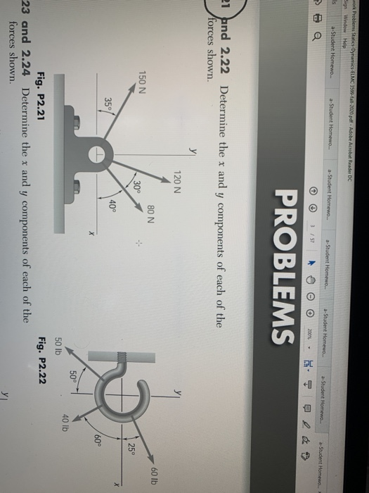 Solved work Problems Statics-Dynamics-ELMC | Chegg.com