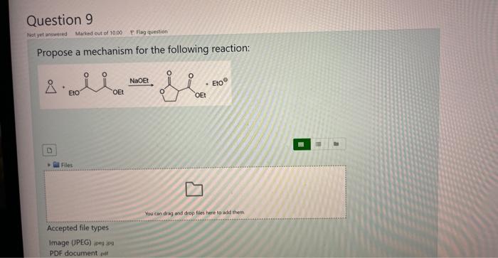 Solved Propose a mechanism for the following reaction: NaOEt | Chegg.com