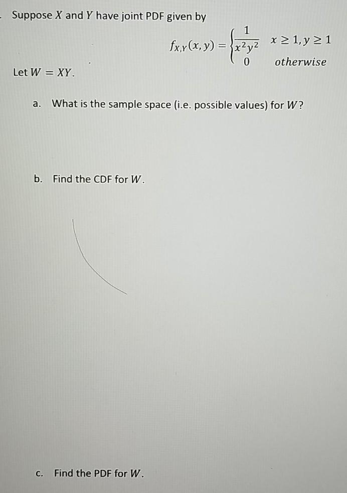 Solved Suppose X and Y have joint PDF given by fxy(x, y) = | Chegg.com