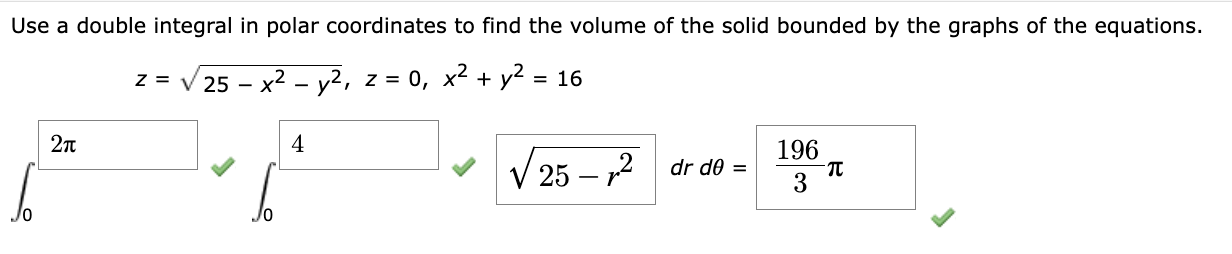 Solved Set up integrals for both orders of integration. Use | Chegg.com