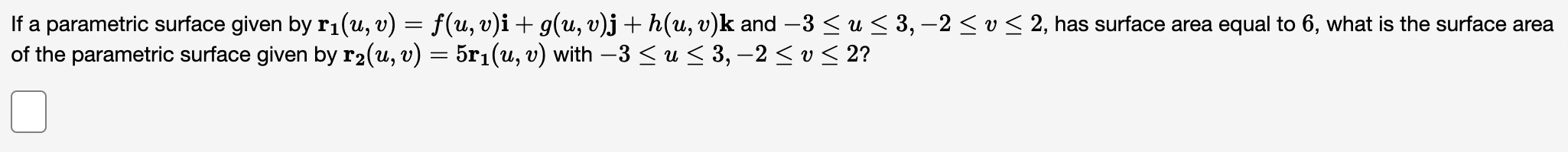 Solved If a parametric surface given by | Chegg.com