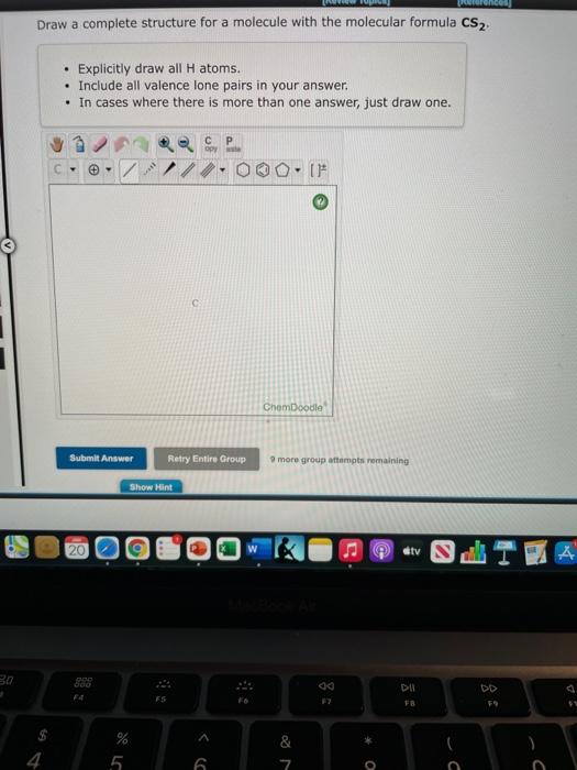 Solved Draw a complete structure for a molecule with the | Chegg.com
