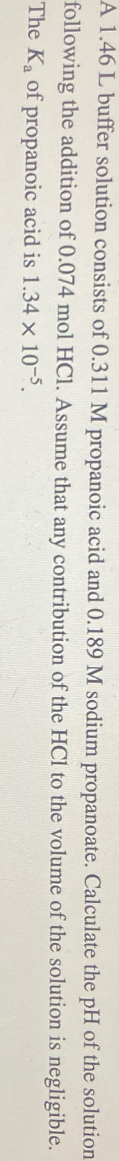 Solved A 1.37L ﻿buffer solution consists of 0.270M | Chegg.com