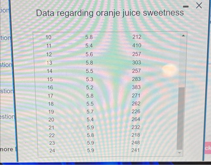 Solved One manufacturer has developed a quantitative index | Chegg.com