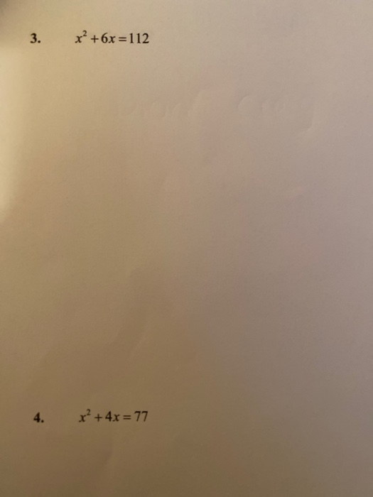 Solved Solve each equation by Babylonian Completing the | Chegg.com