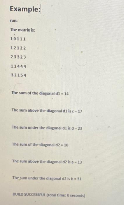 Solved Find the sum of the diagonals d1 and d2Find the sum a | Chegg.com