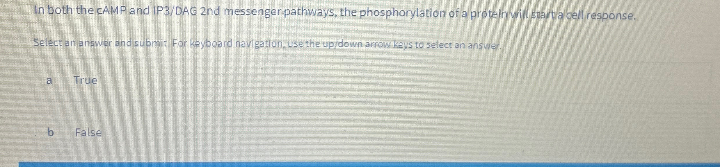 Solved In both the CAMP and IP3/DAG 2nd messenger pathways, | Chegg.com
