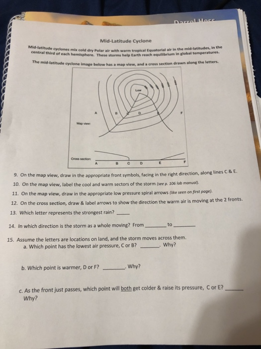 Solved Fronts Study the module videos, tutorials, and your | Chegg.com