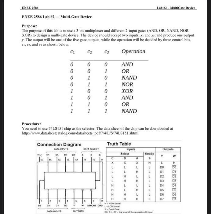 Solved ENEE 2586 Lab #2 - MultiGate Device ENEE 2586 Lab #2 | Chegg.com