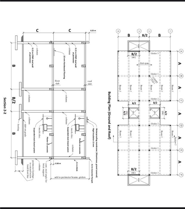 Project statement: A building with plan and section | Chegg.com