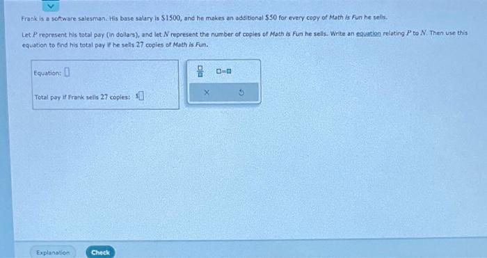Solved Frank is a sofware salesman. His base salary is | Chegg.com
