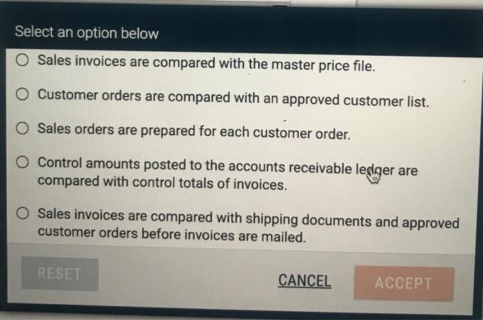 Solved Select from the option list provided one internal | Chegg.com