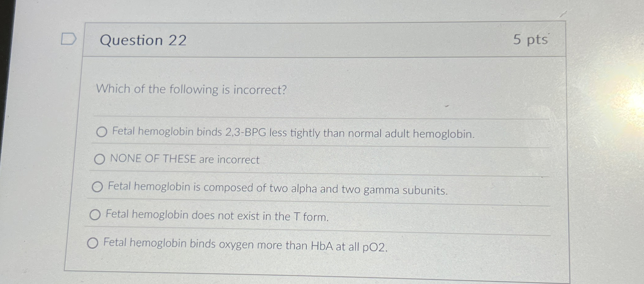 Question 225 ﻿ptsWhich of the following is | Chegg.com